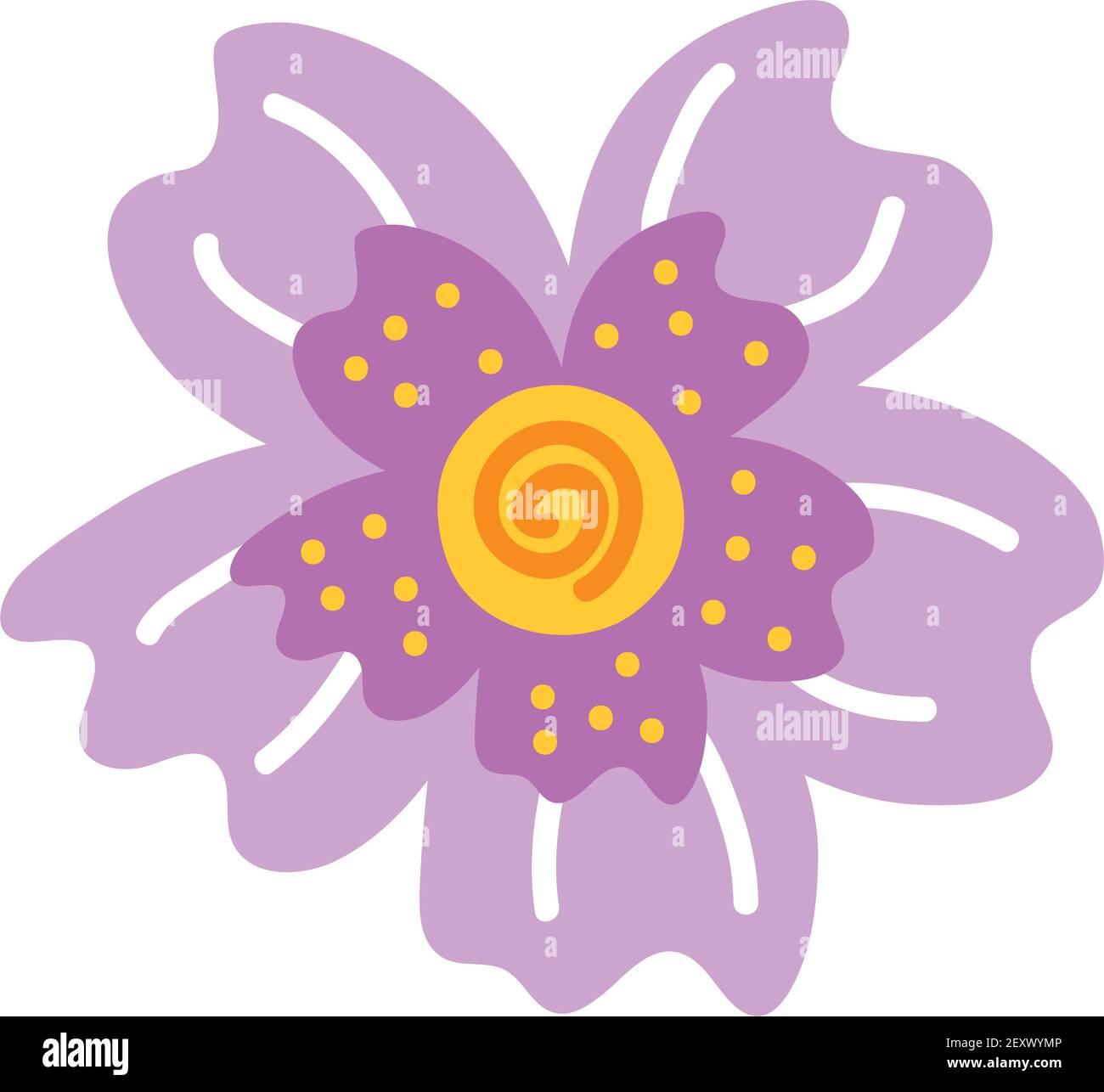 spring flower lilac nature icon Stock Vector Image & Art - Alamy