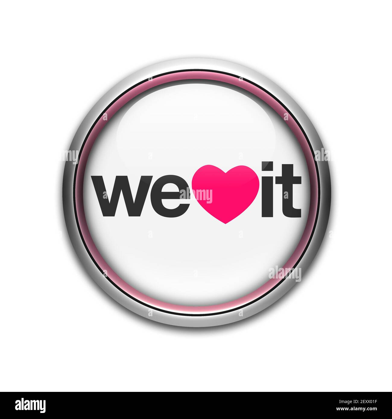 We heart it logo Stock Photo - Alamy