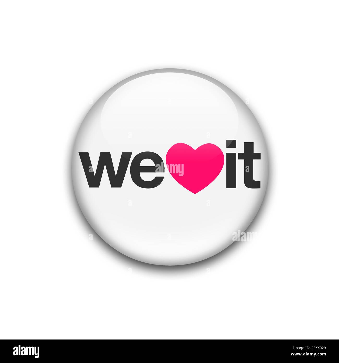 We heart it logo Stock Photo - Alamy