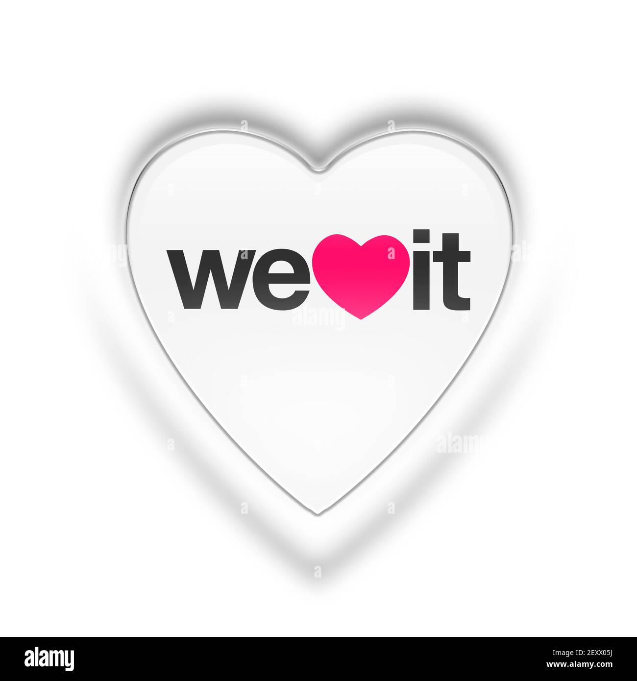 We heart it logo Stock Photo - Alamy