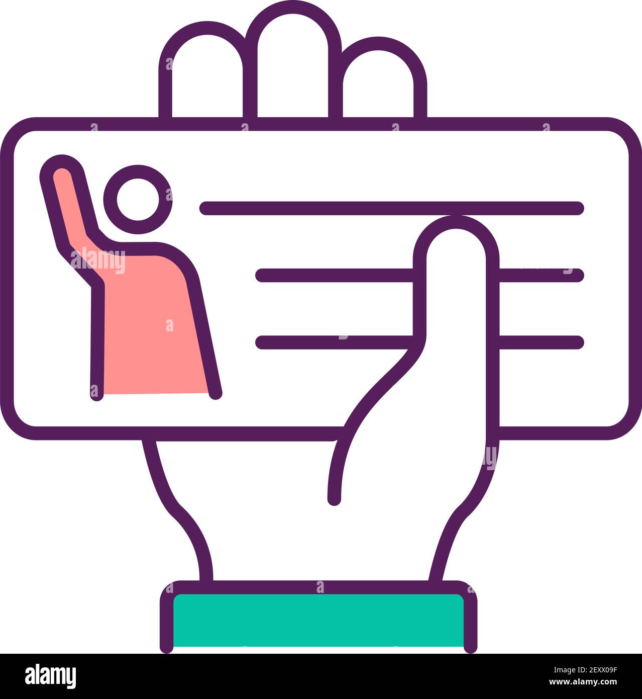 Economic impact payments RGB color icon Stock Vector Image & Art - Alamy