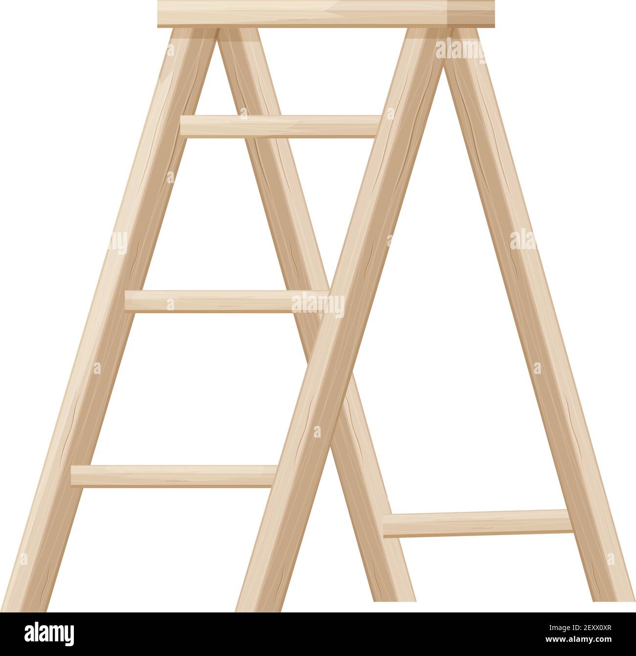 Wooden railing isolated on Stock Vector Images - Alamy