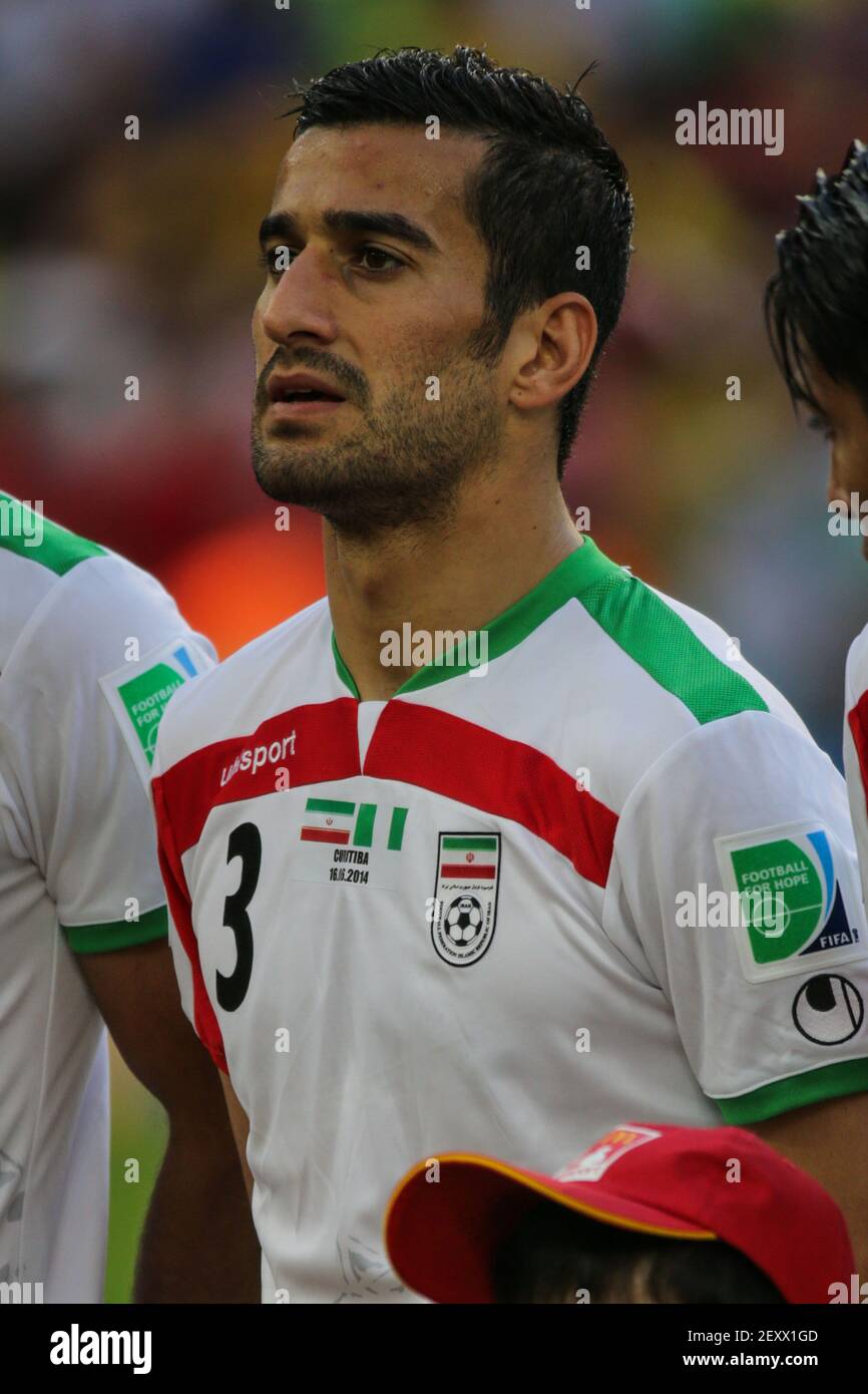 Iran's HAJI SAFI Ehsan during the group F 2014 FIFA World Cup soccer ...