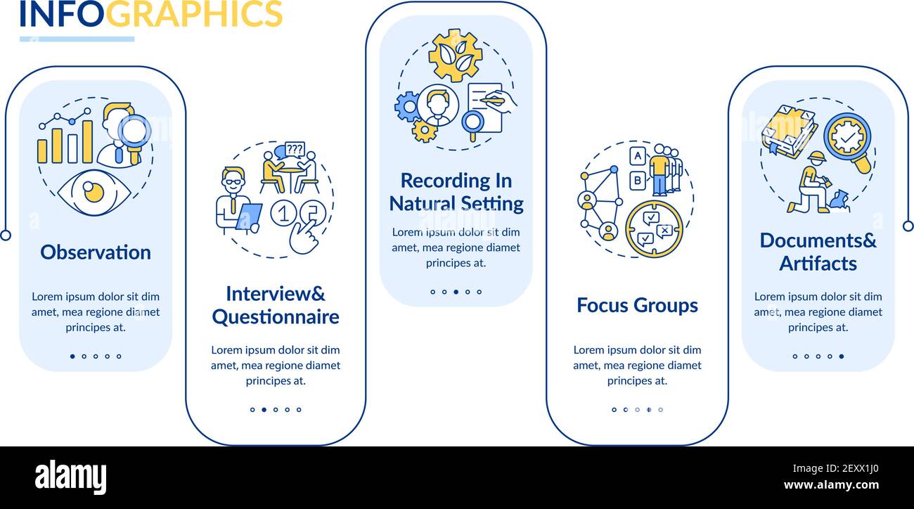 Observation vector infographic template Stock Vector Image & Art - Alamy