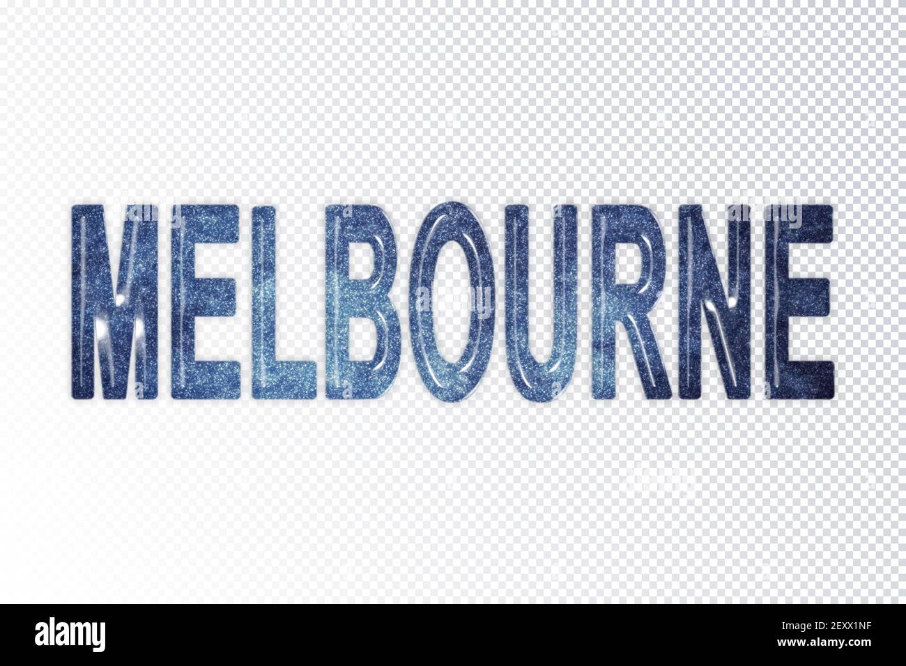 Melbourne lettering, Melbourne milky way letters, transparent ...