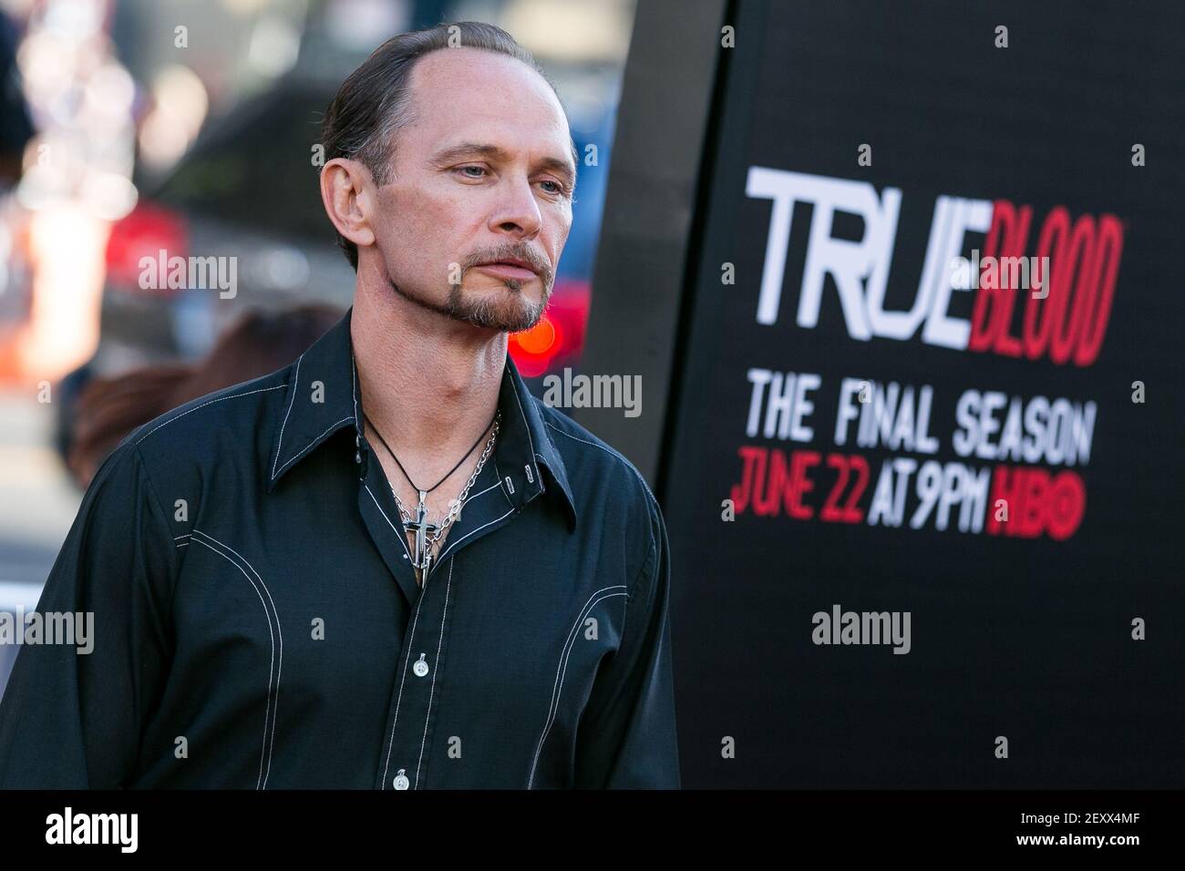 Brett Rickaby attends the premiere of HBO's 'True Blood' final season ...