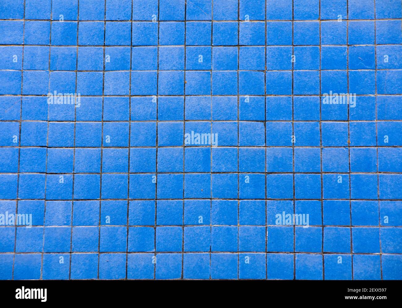 Blue mosaic tiles background Stock Photo - Alamy