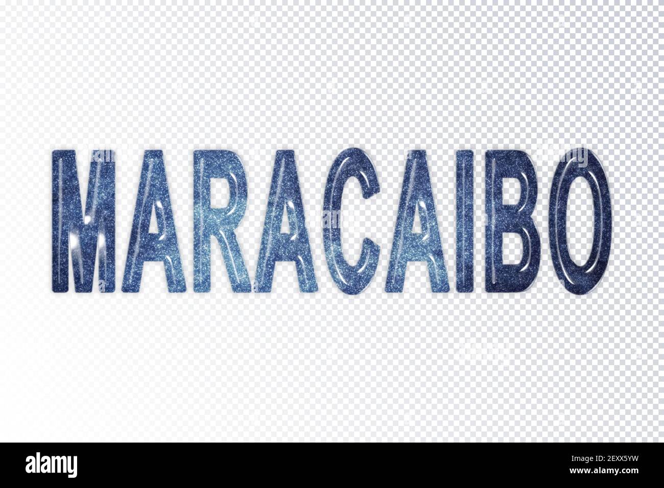 Maracaibo lettering, Maracaibo milky way letters, transparent ...