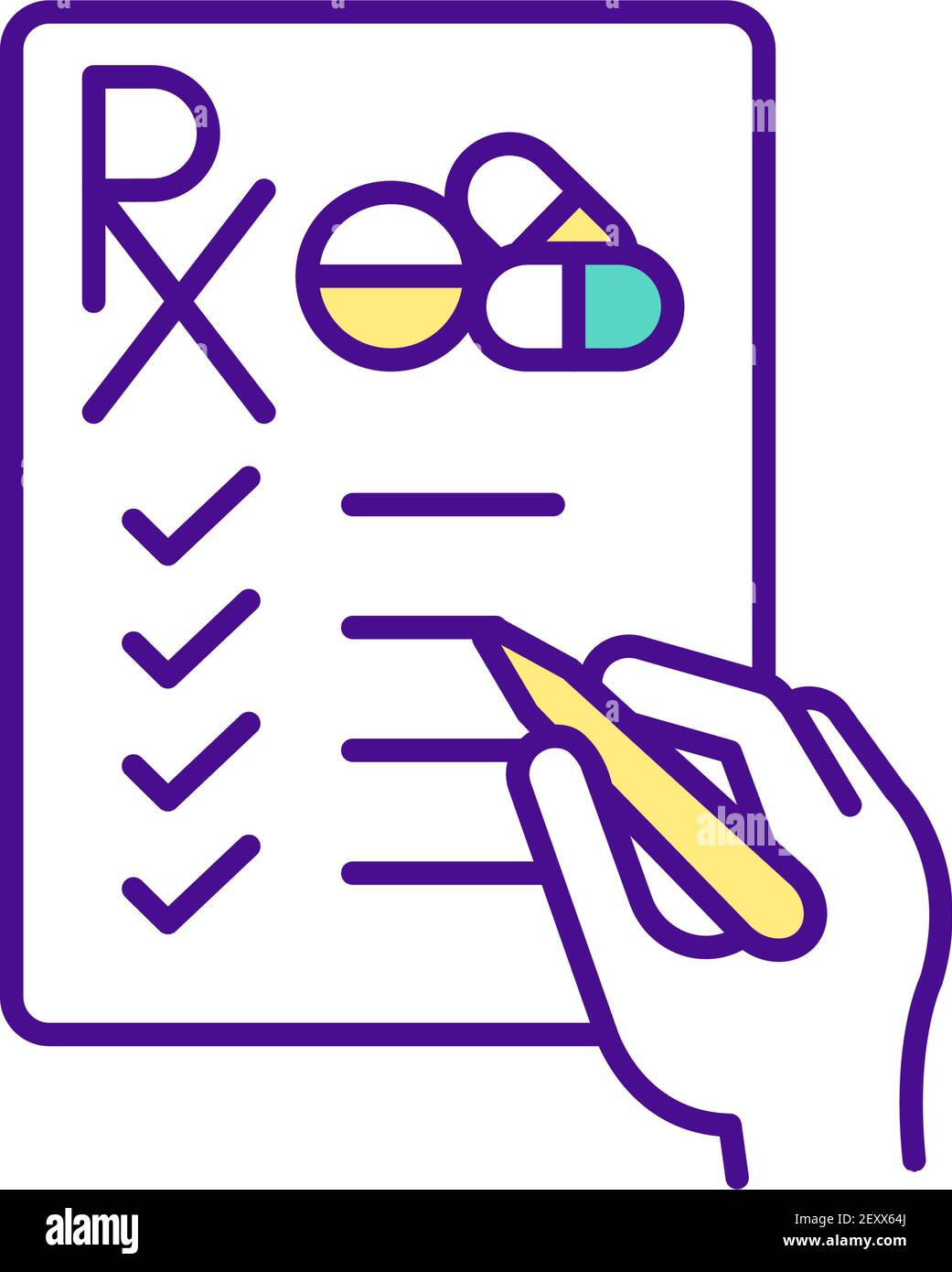 Completing form Stock Vector Images - Alamy