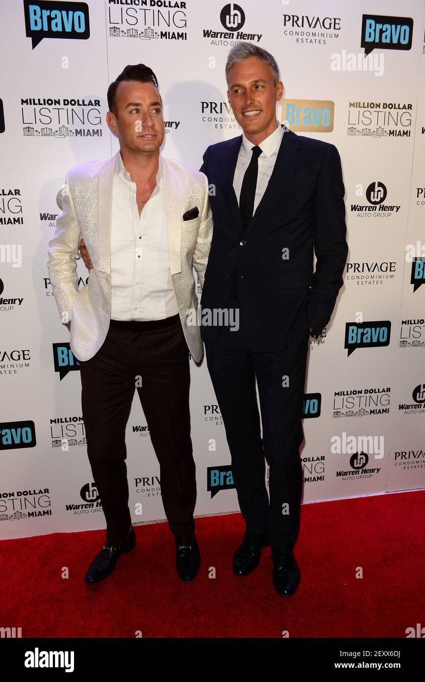 Christopher Leavitt an Guest attends Million Dollar Listing Miami ...