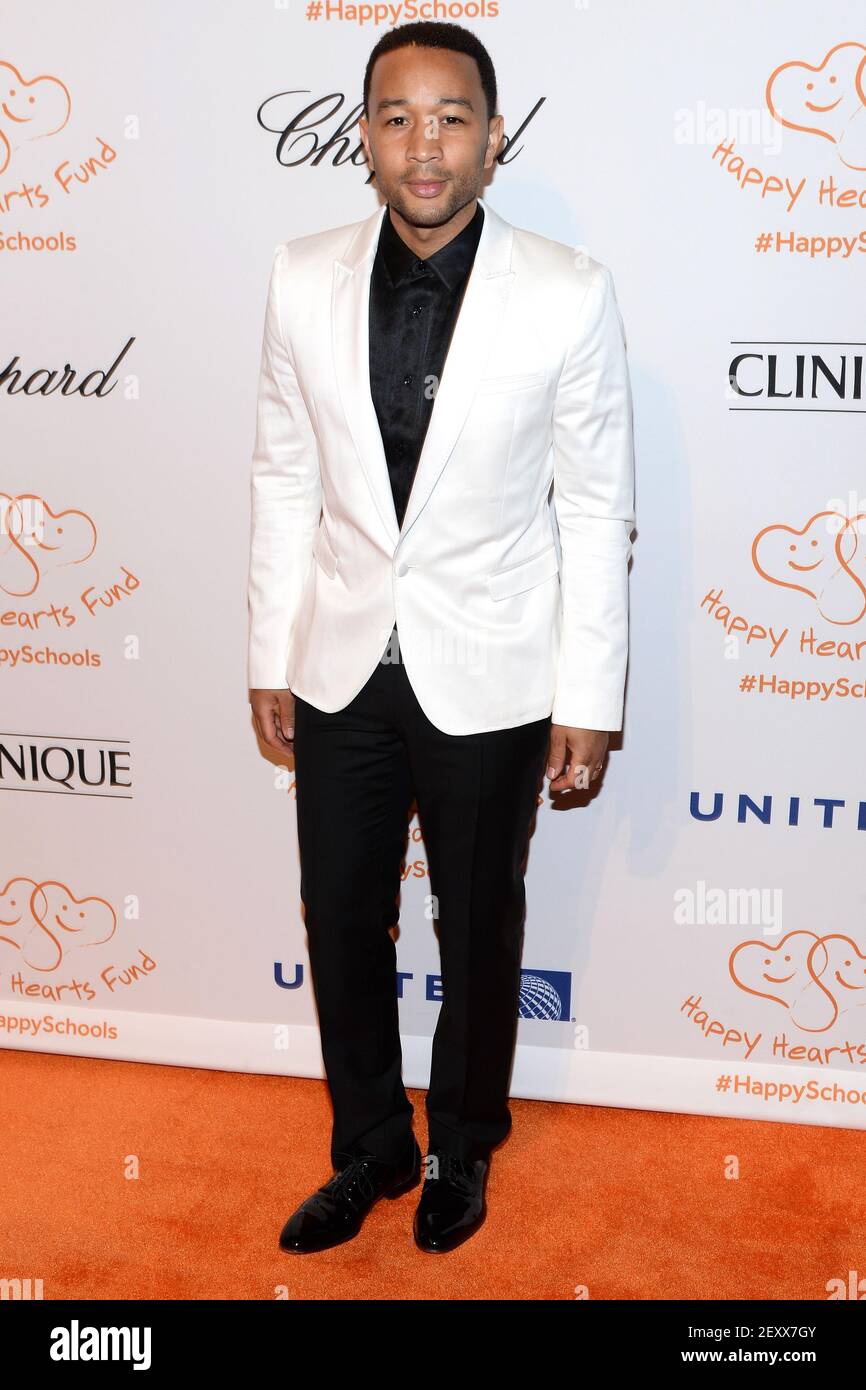 Musician John Legend attends the Happy Hearts Fund 10 year anniversary ...