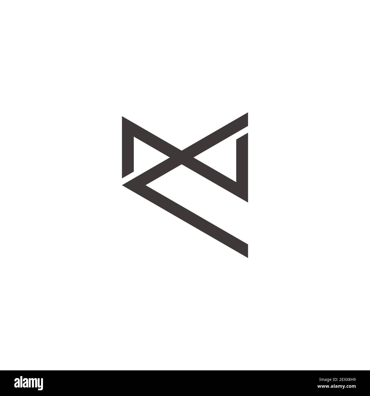 letter ncx simple geometric line logo vector Stock Vector Image & Art - Alamy