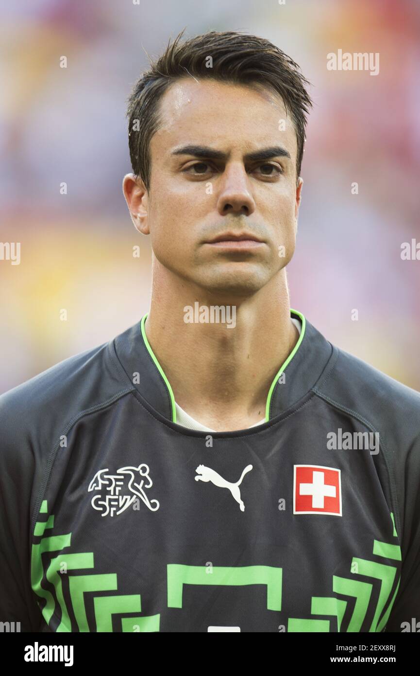 Switzerland's goalkeeper Diego Benaglio during the group E 2014 FIFA ...