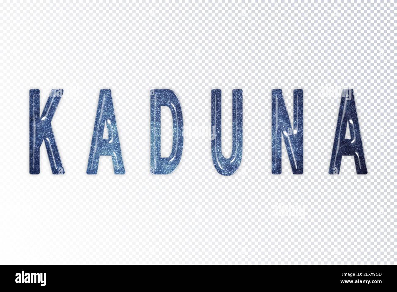 Kaduna lettering, Kaduna milky way letters, transparent background ...