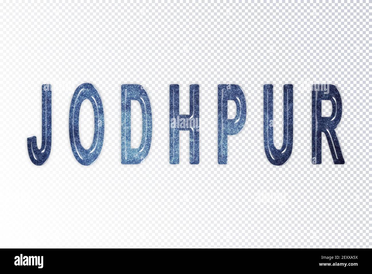 Jodhpur lettering, Jodhpur milky way letters, transparent background ...