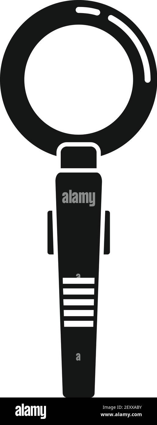 Equipment metal detector icon, simple style Stock Vector Image & Art ...