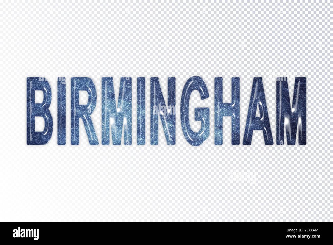 Birmingham lettering, Birmingham milky way letters, transparent ...