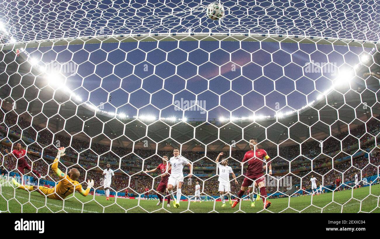 Portugal's Nani goal during the group G 2014 FIFA World Cup soccer ...