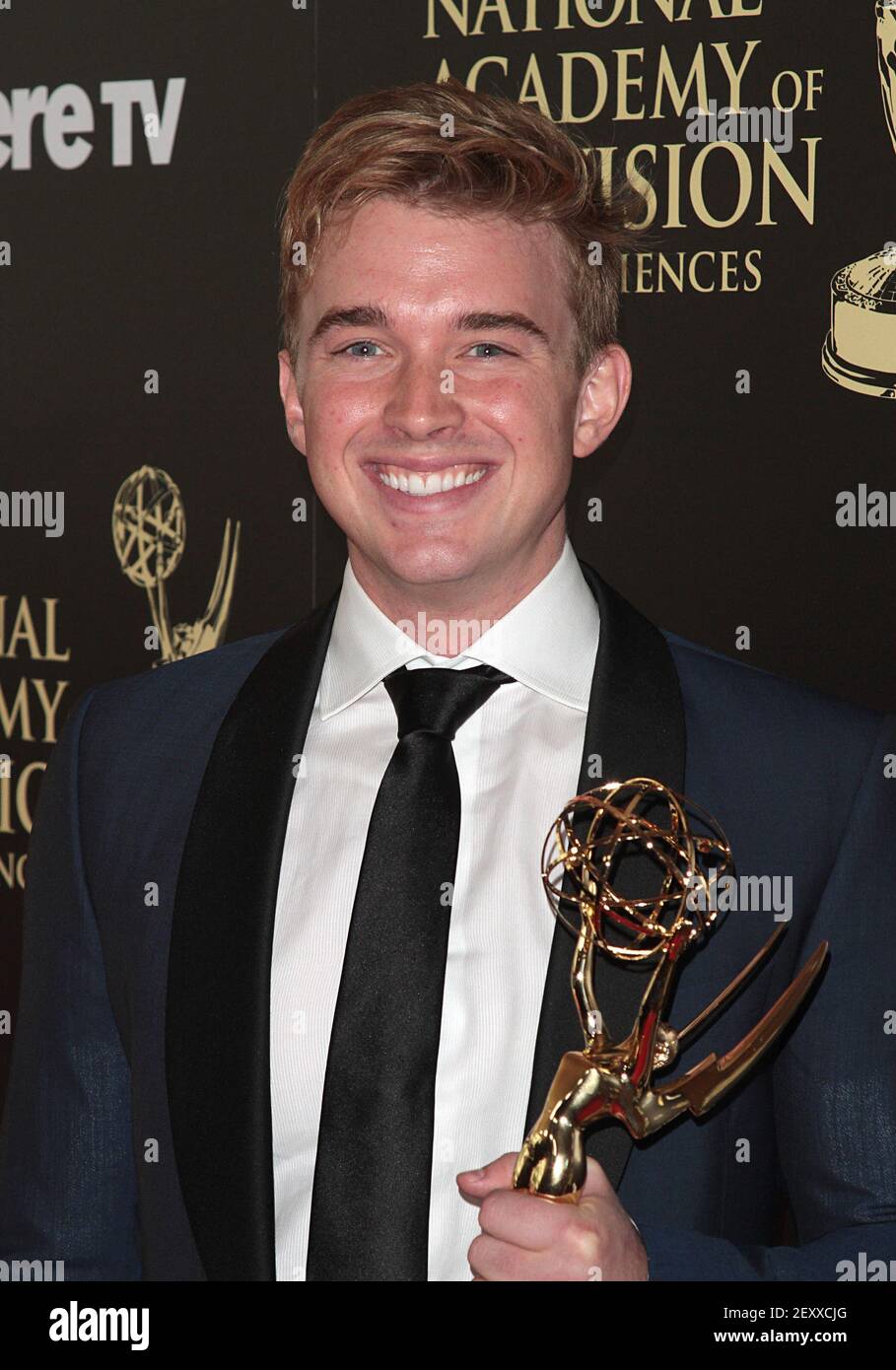 Chandler Massey attends The 2014 Daytime Emmy Awards - Press Room held ...