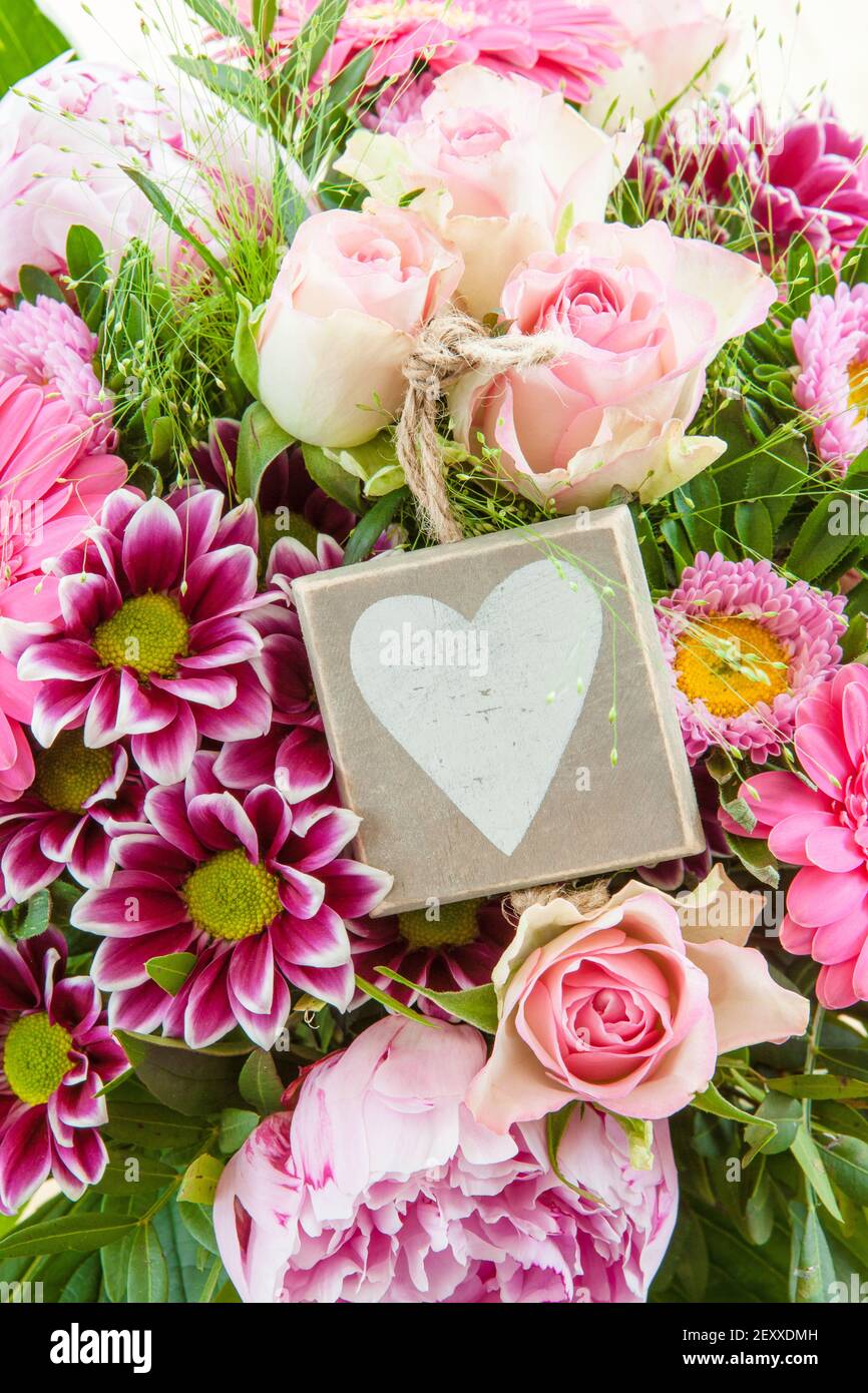 Colorful summer flowers Stock Photo - Alamy