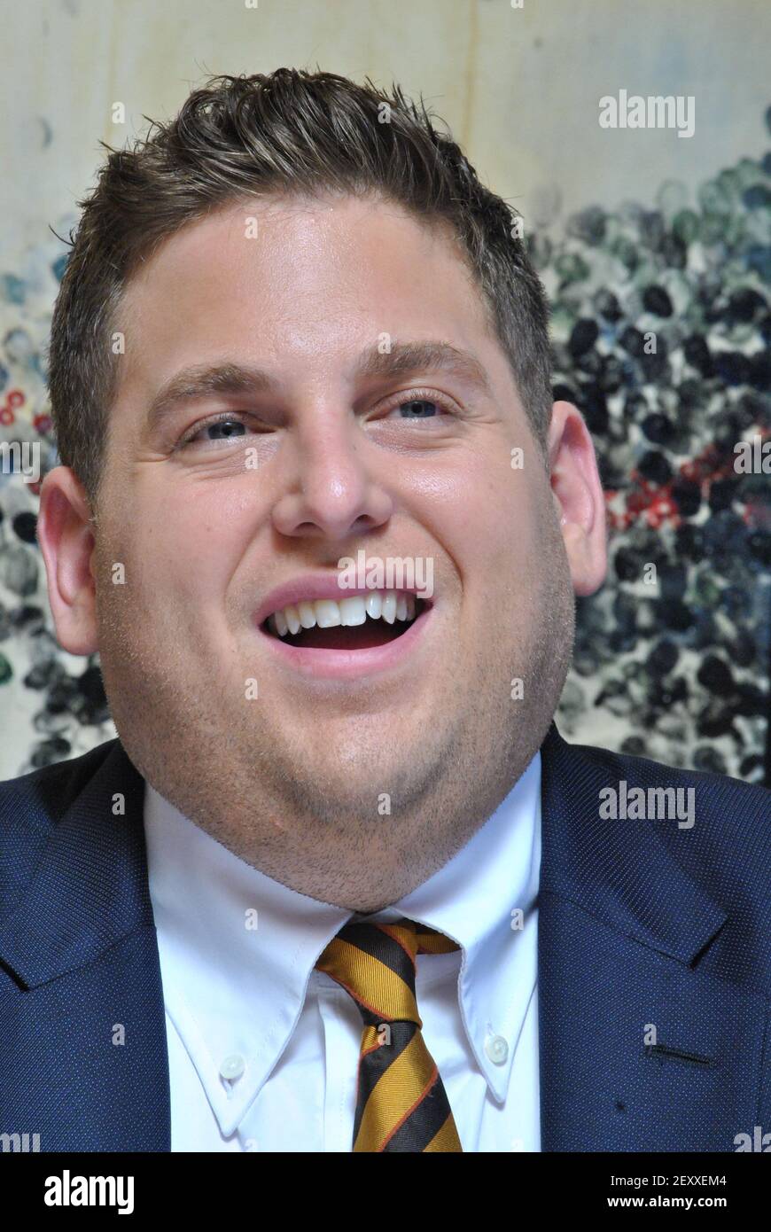 Jonah Hill at the Hollywood Foreign Press Association press confernce ...