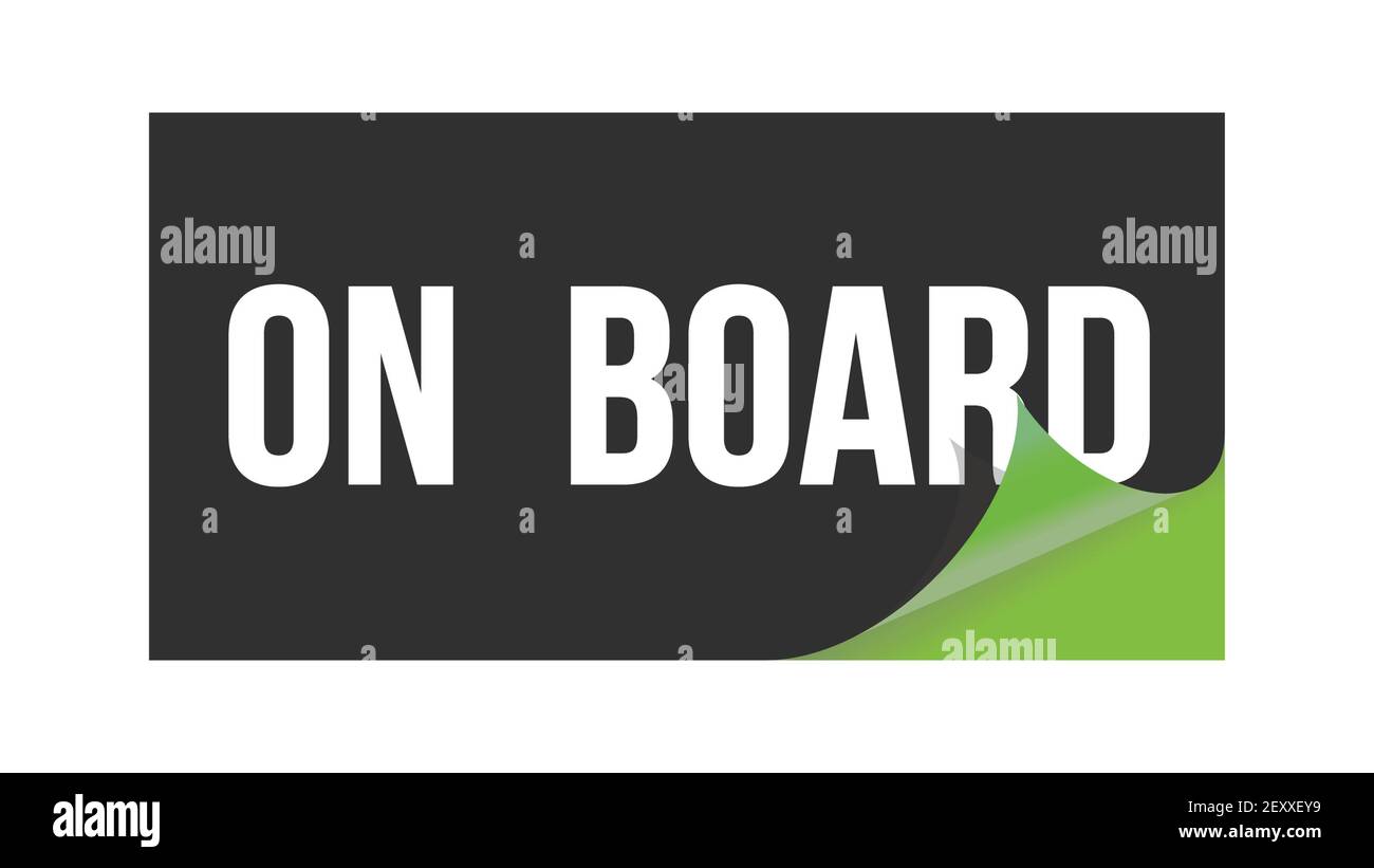 On board text Cut Out Stock Images & Pictures - Alamy
