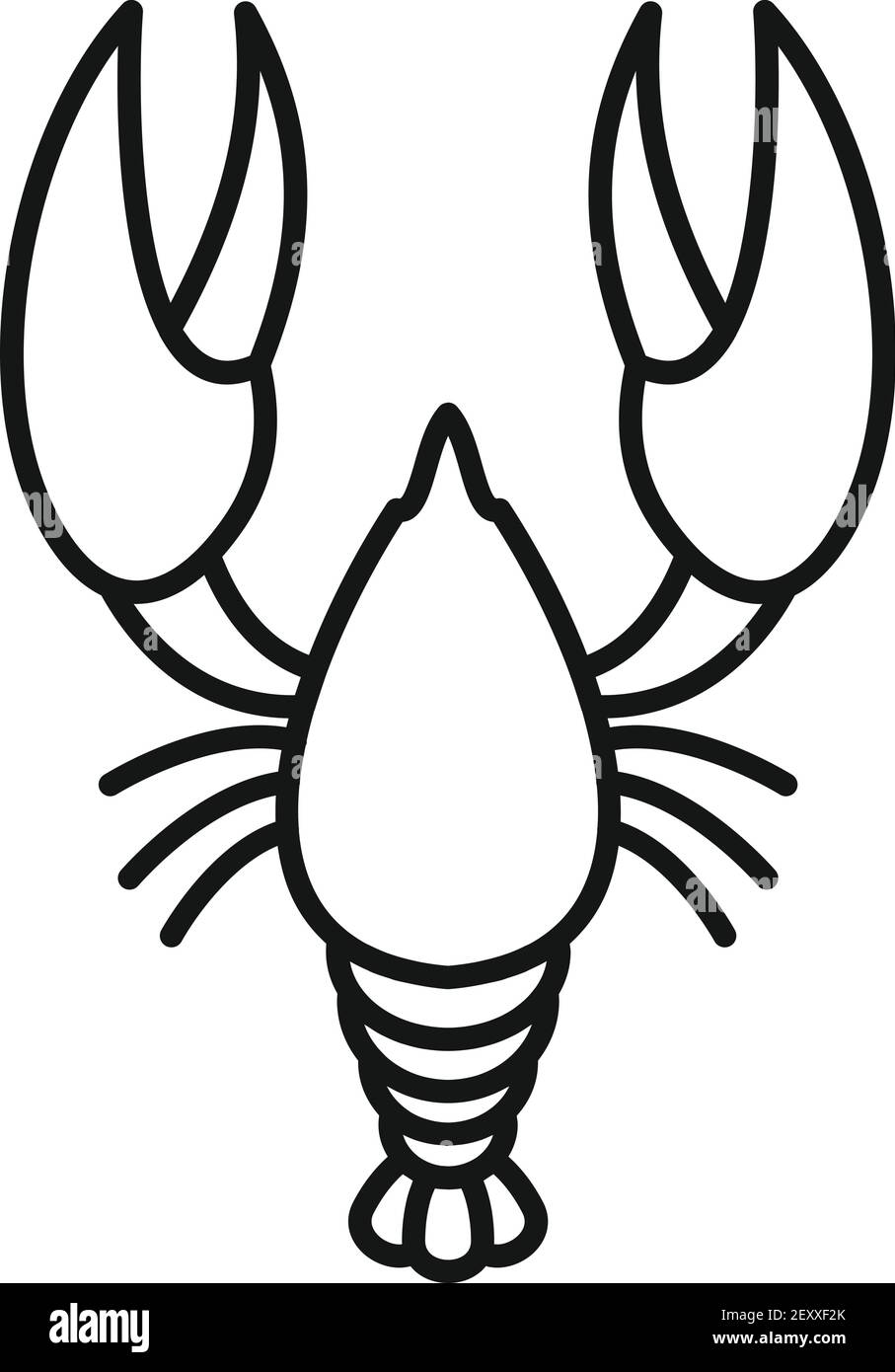 Lobster Drawing Outline