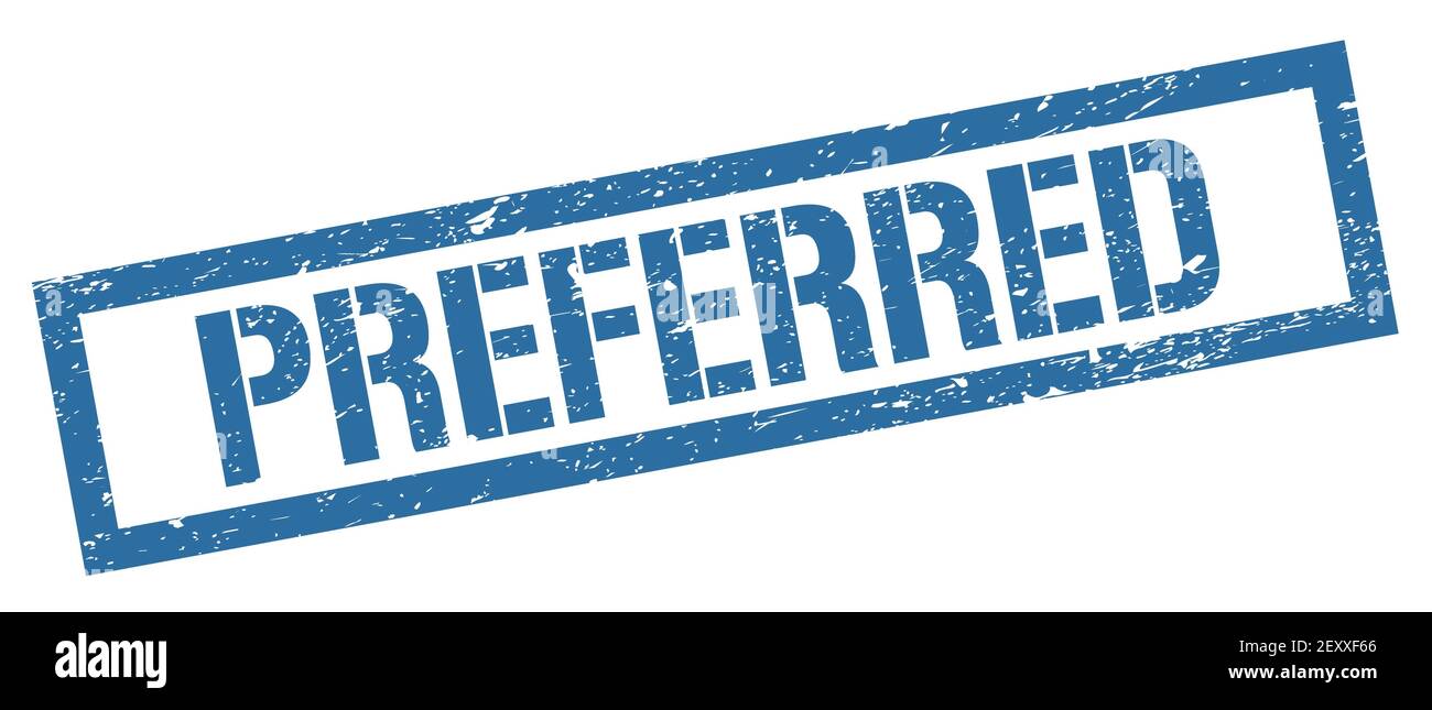 Preferred rubber stamp hi-res stock photography and images - Alamy