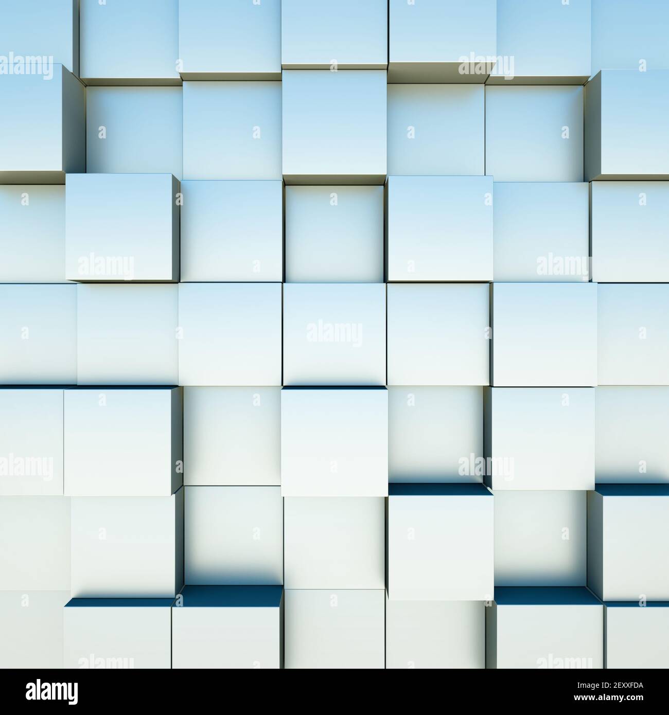 Abstract background with cubes Stock Photo - Alamy