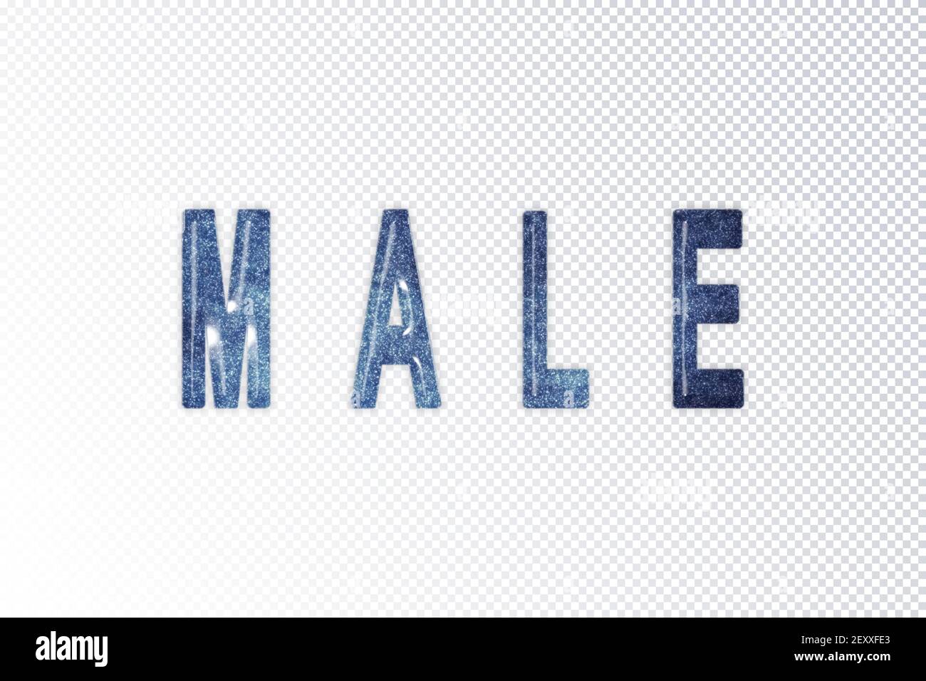 Male lettering, Male milky way letters, transparent background ...