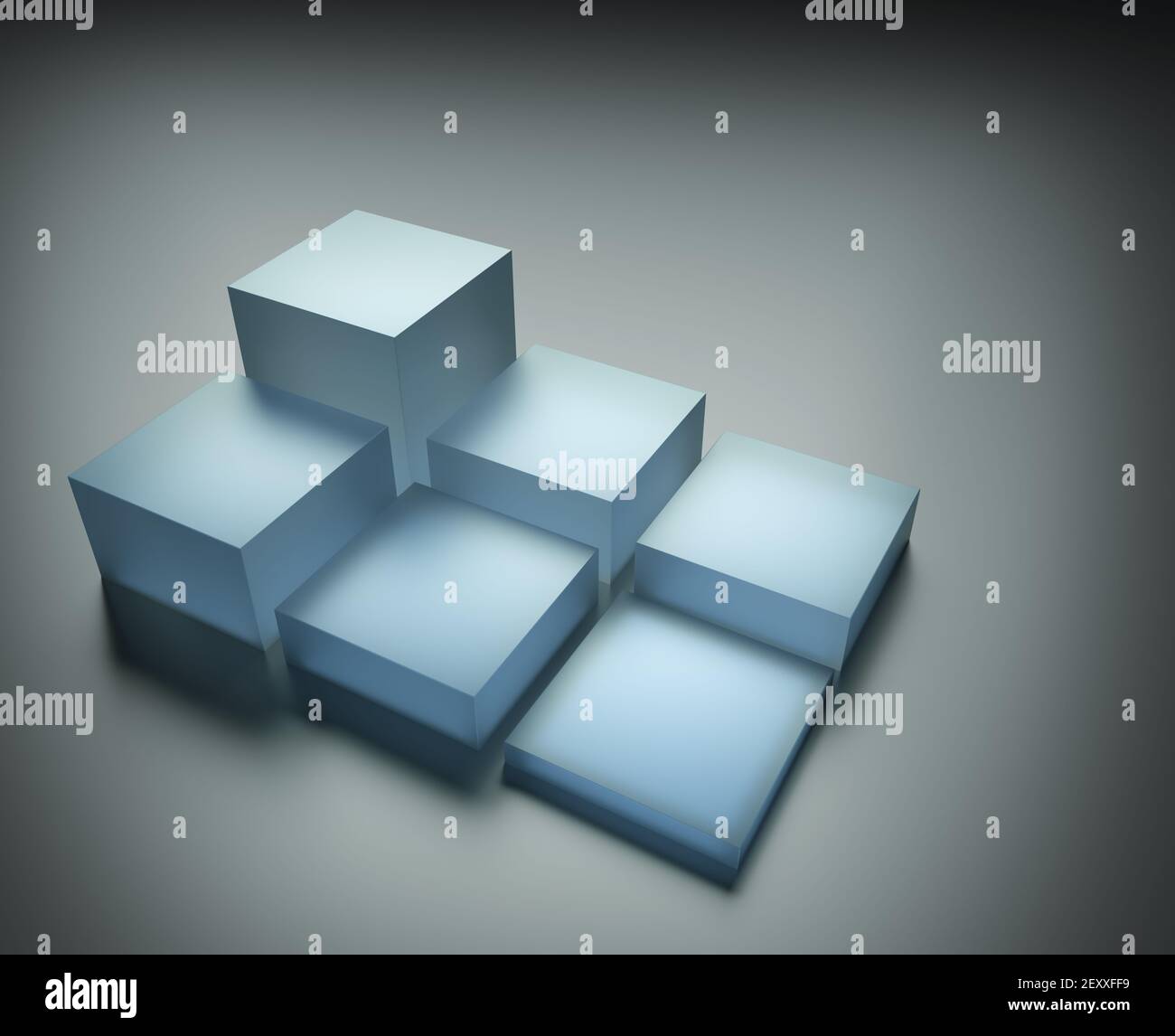 Stack of cubes on abstract background Stock Photo - Alamy