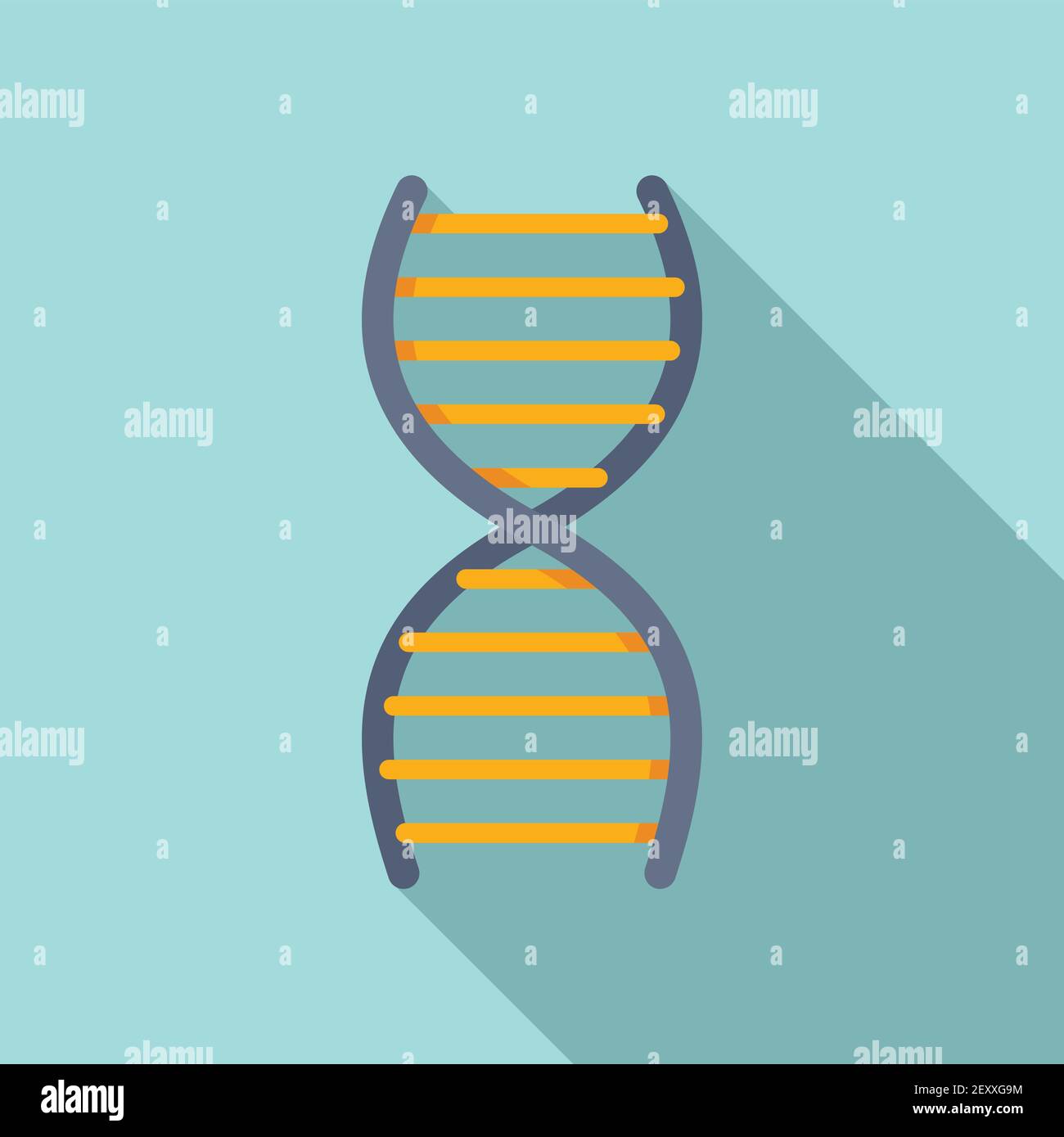 Nanotechnology dna icon, flat style Stock Vector Image & Art - Alamy