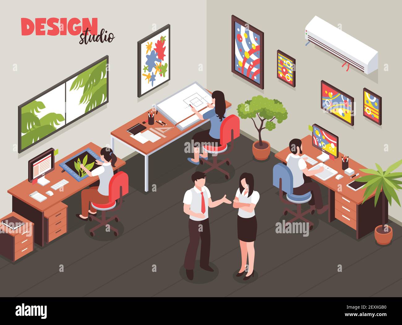 Artists equipment Stock Vector Images - Alamy