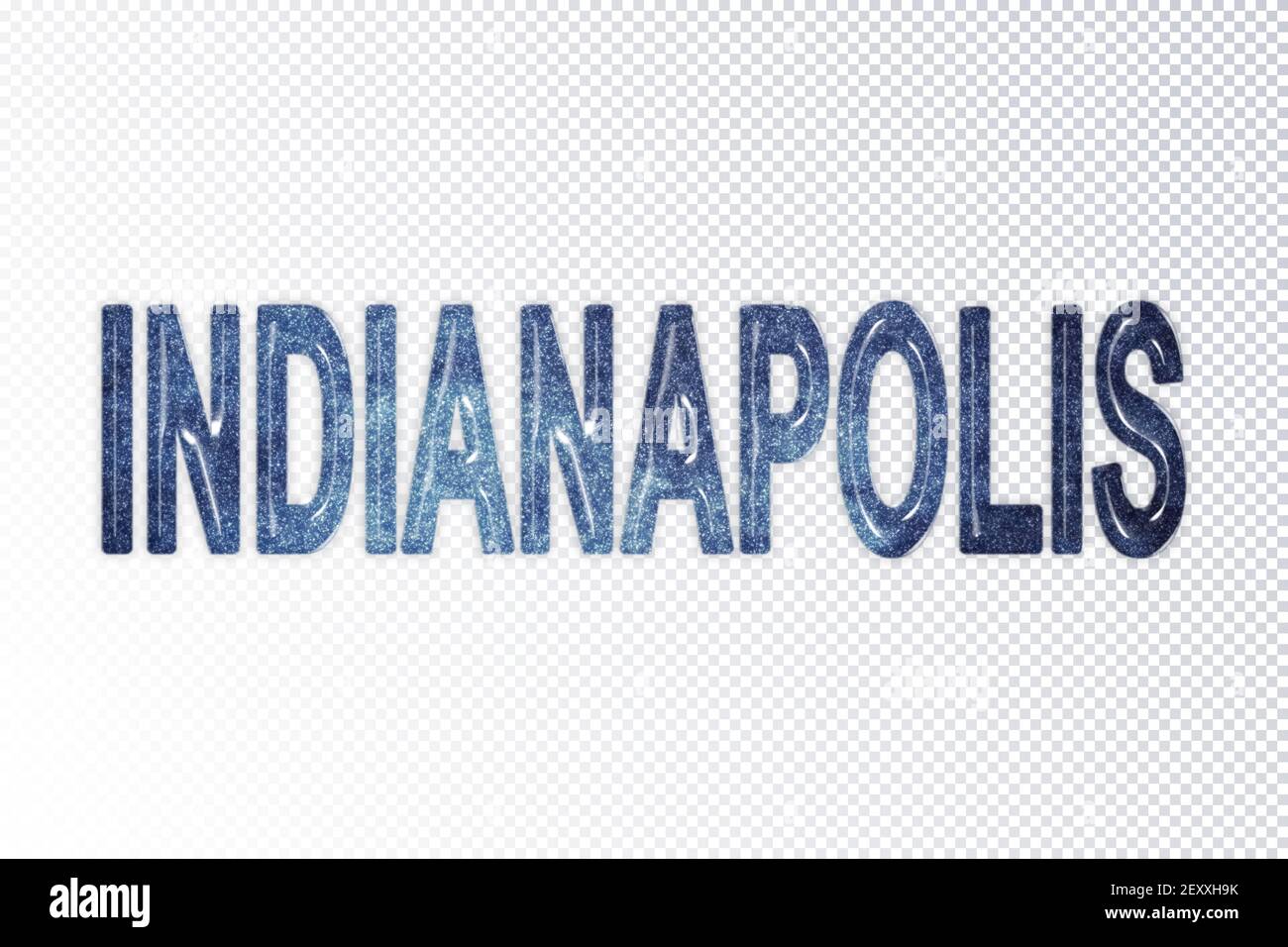 Indianapolis lettering, Indianapolis milky way letters, transparent ...