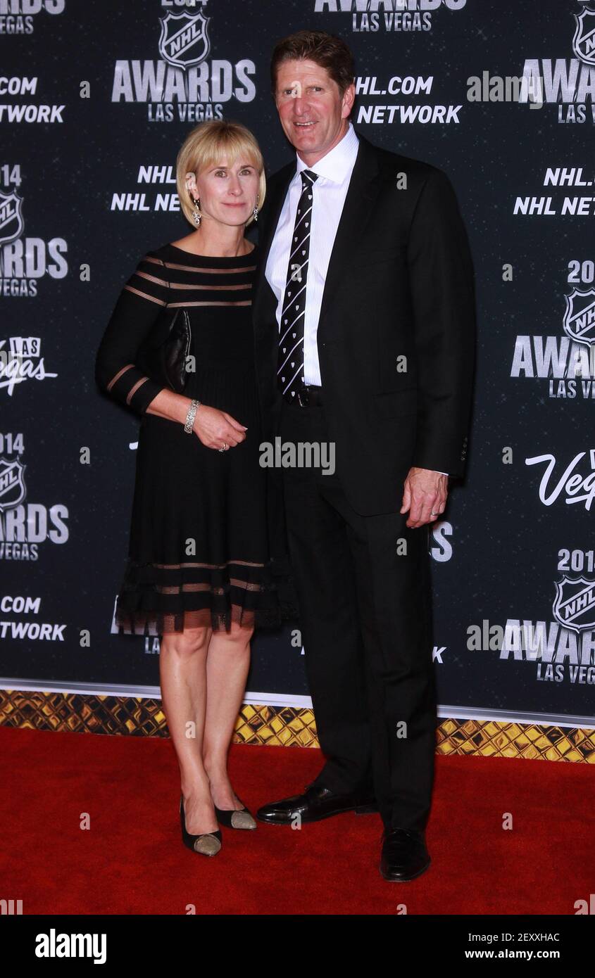 24 June 2014 - Las Vegas, Nevada - Mike Babcock. 2014 NHL Awards red ...