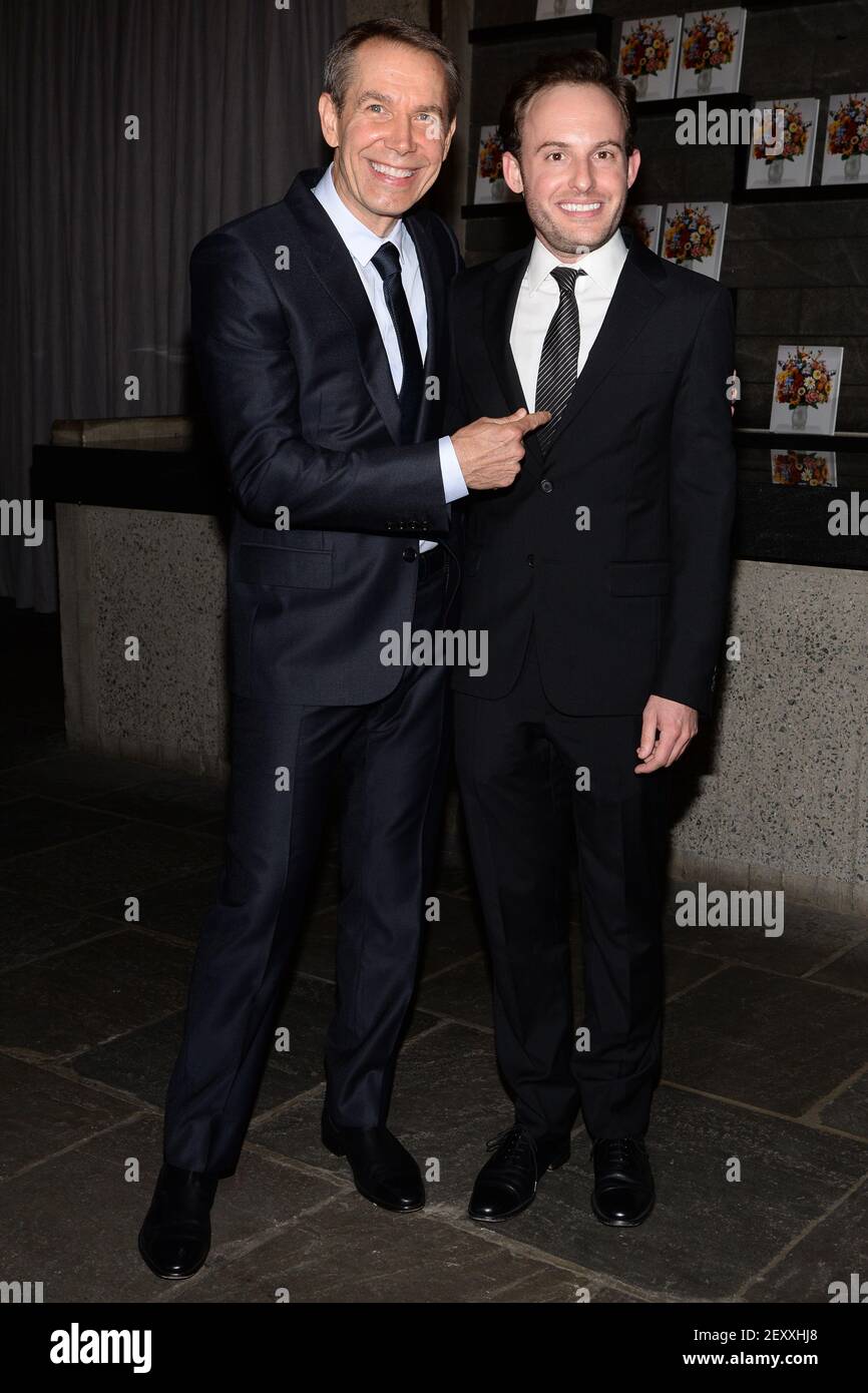 (L-R) Artist Jeff Koons and Scott Rothkopf attend Jeff Koons: A ...