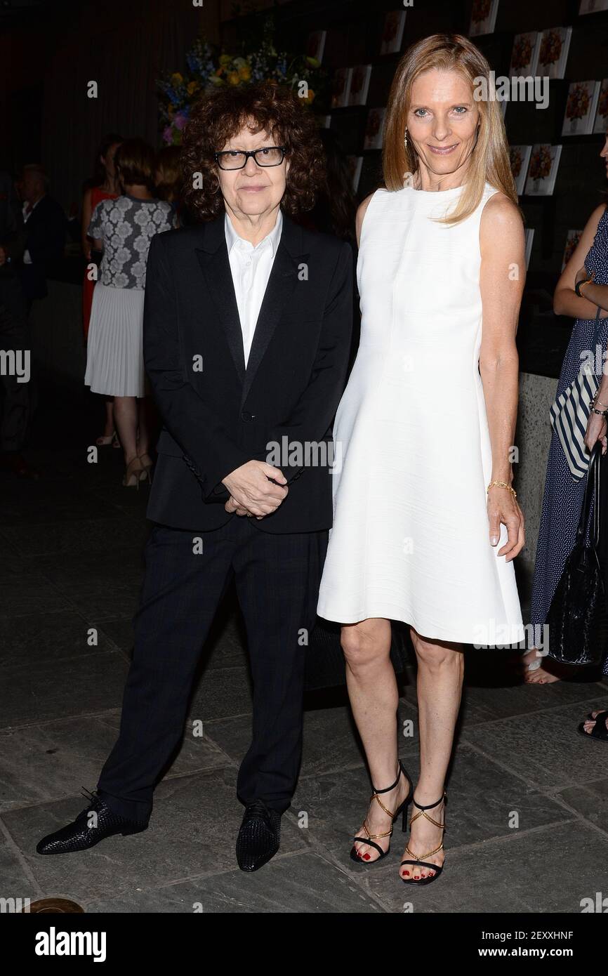 (L-R) Ingrid Sischy and Sandy Brant attend Jeff Koons: A Retrospective ...