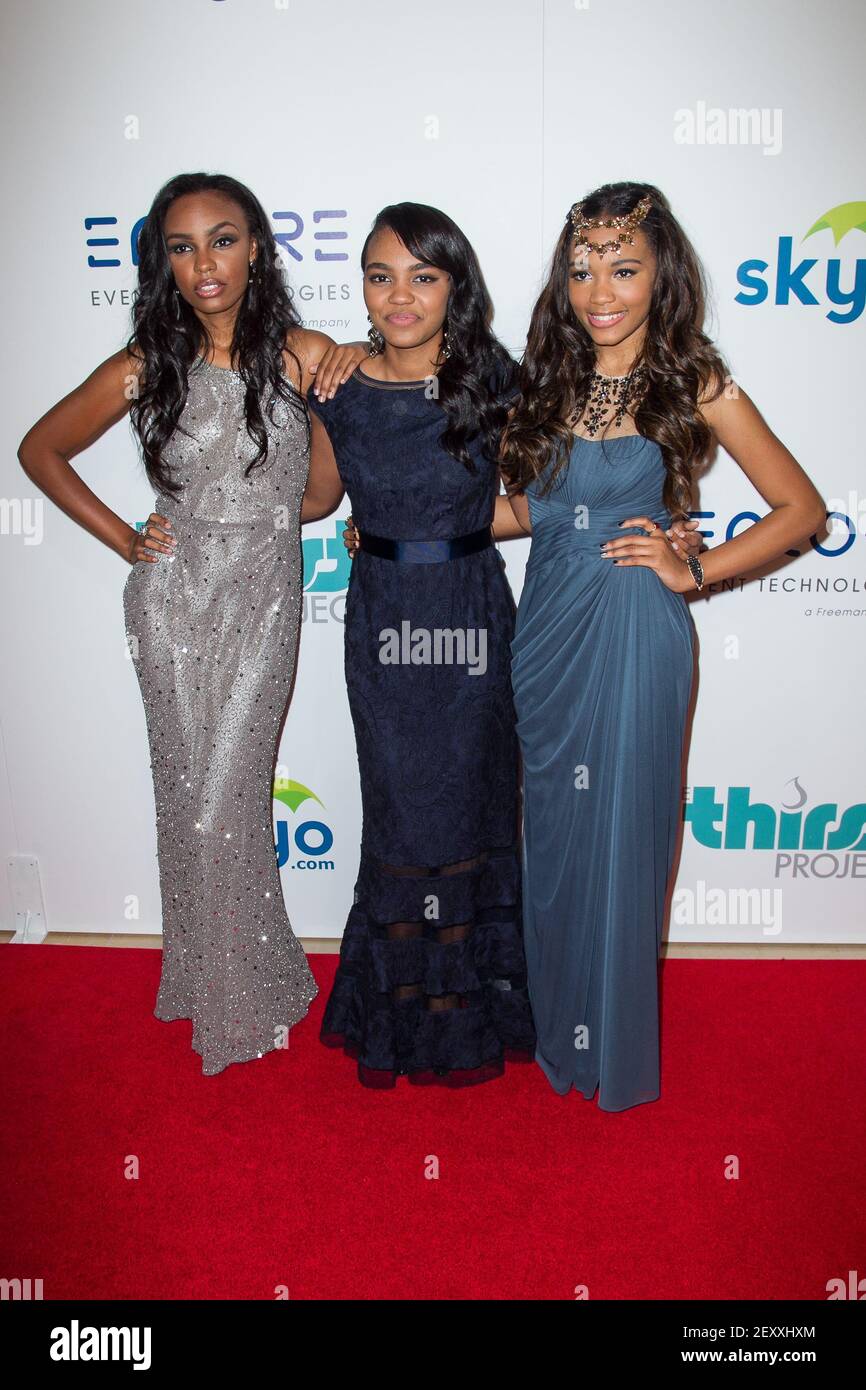 China Anne McClain, Lauryn McClain and Sierra McClain attends the 5th Annual Thirst Gala at The ...
