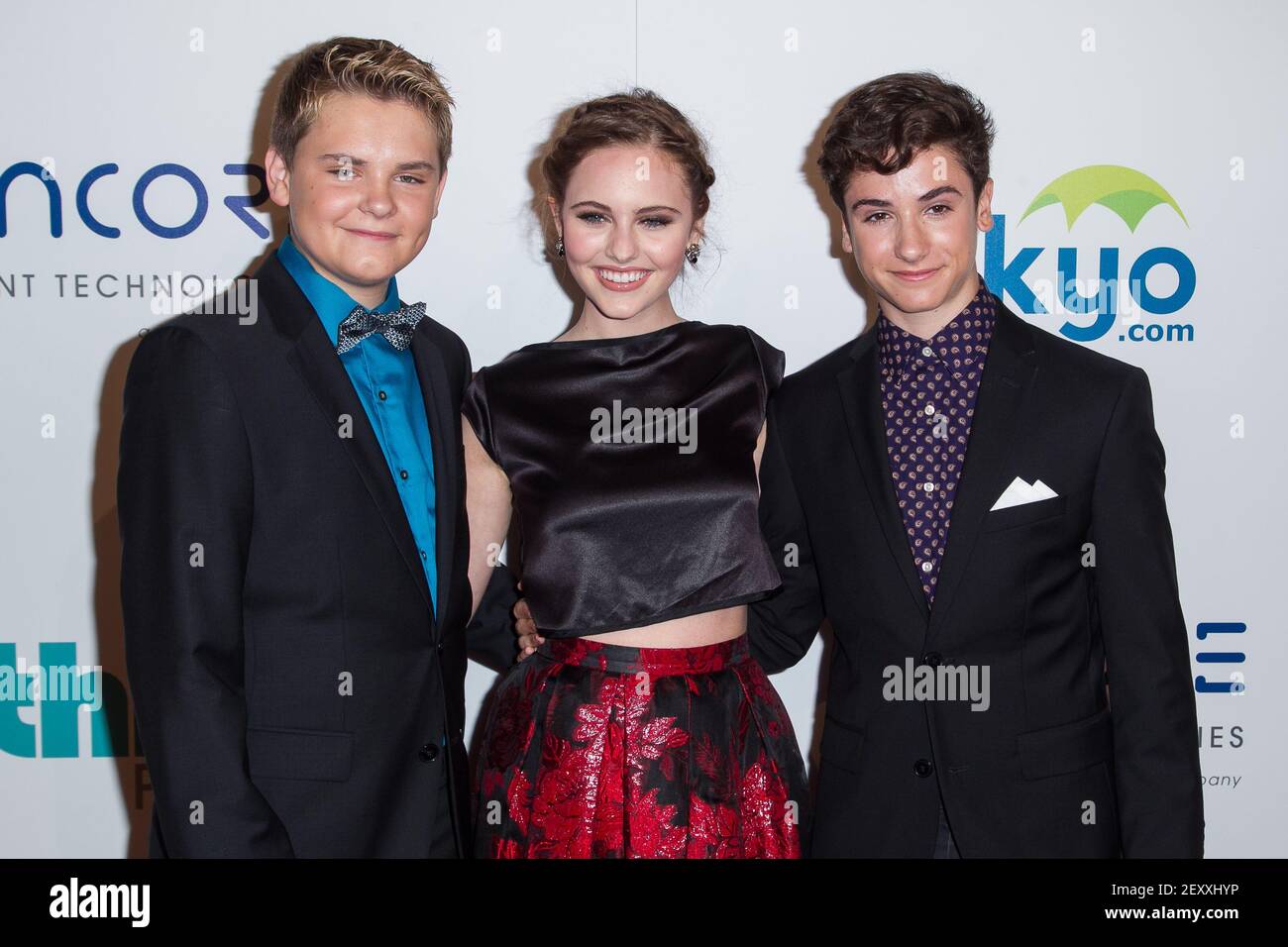 Reese Hartwig, Ella Wahlestedt and Teo Halm attends the 5th Annual ...