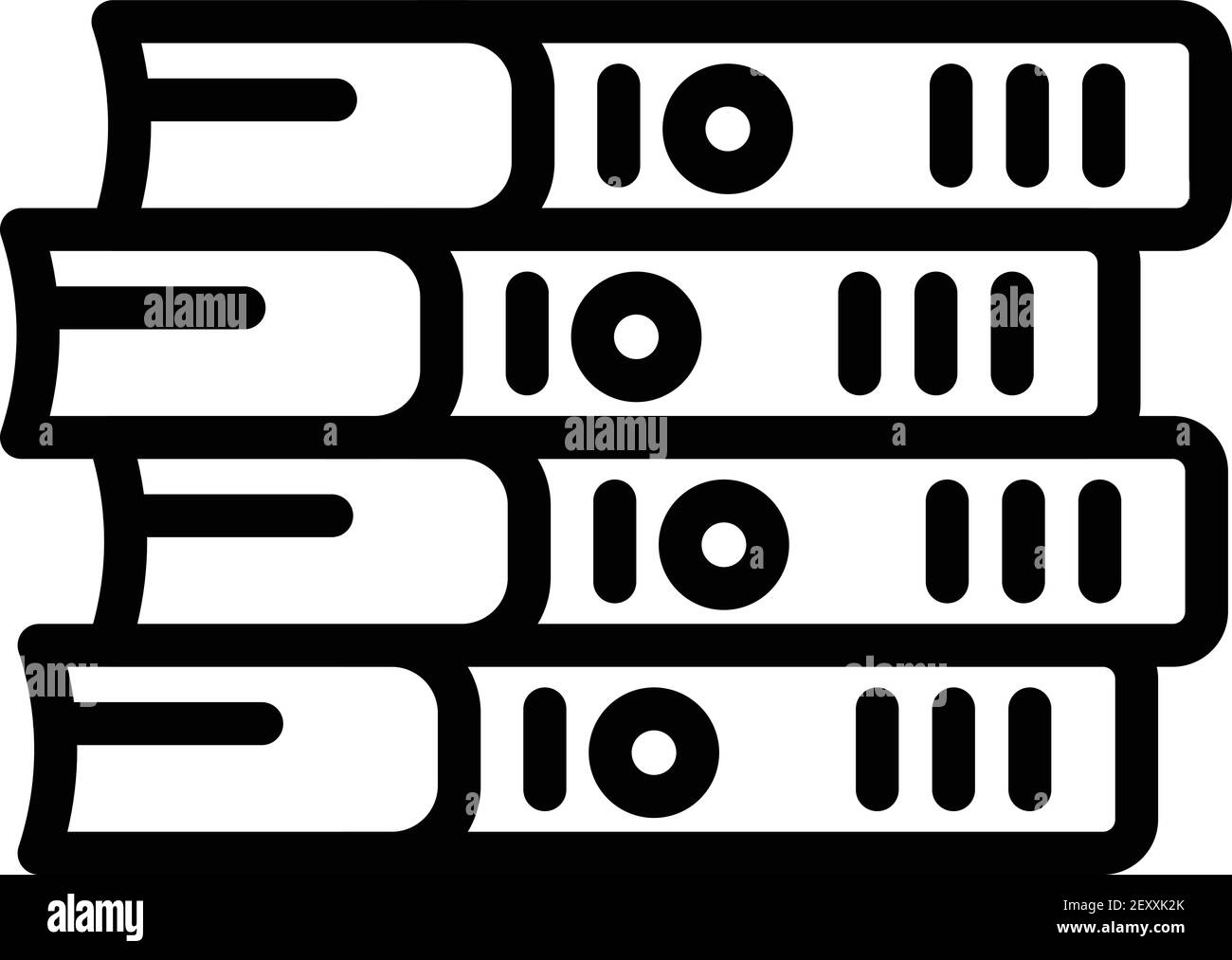 E catalogs icon. Outline e catalogs vector icon for web design isolated ...