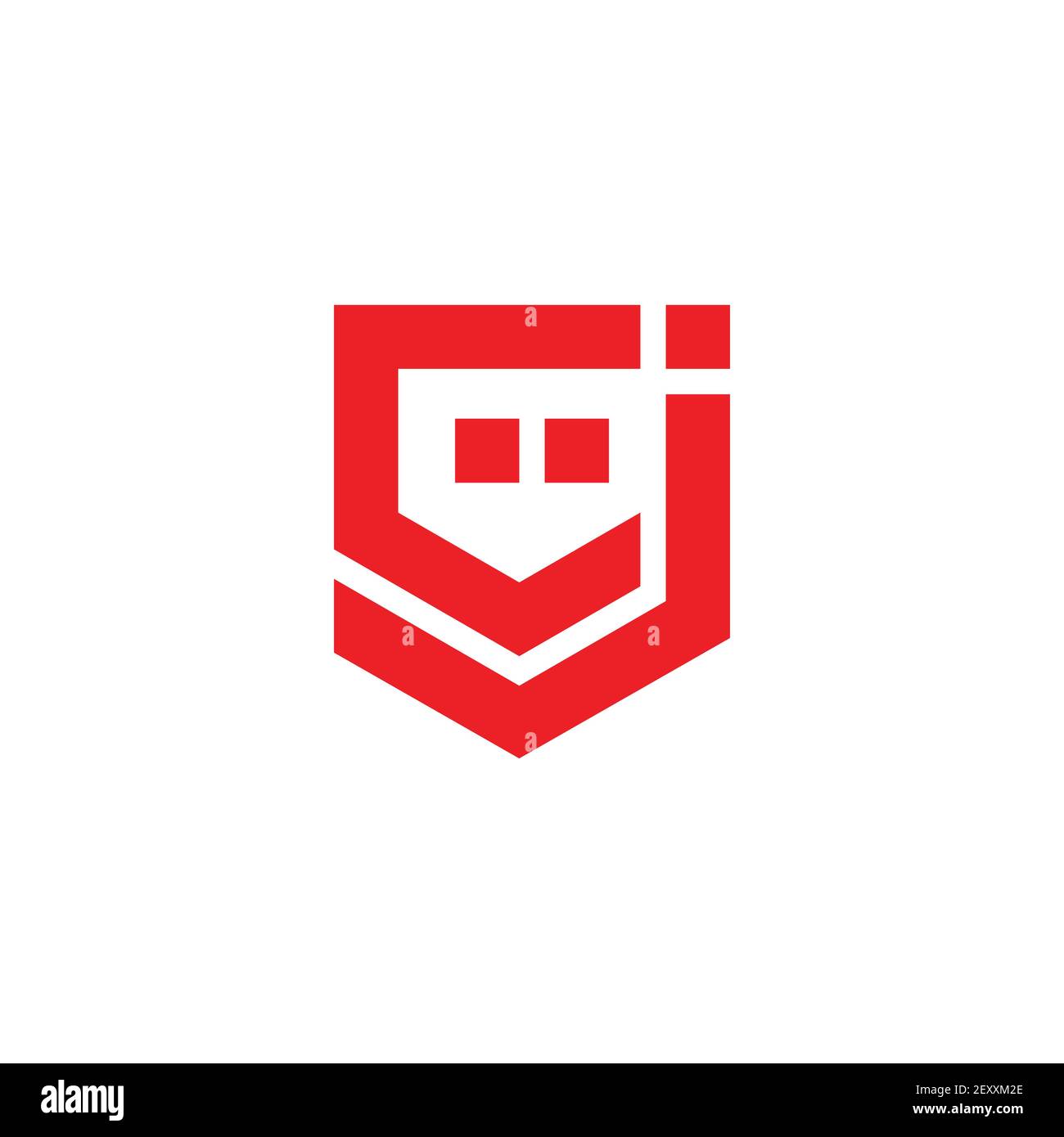 letter cj simple linear dots geometric logo vector Stock Vector Image ...