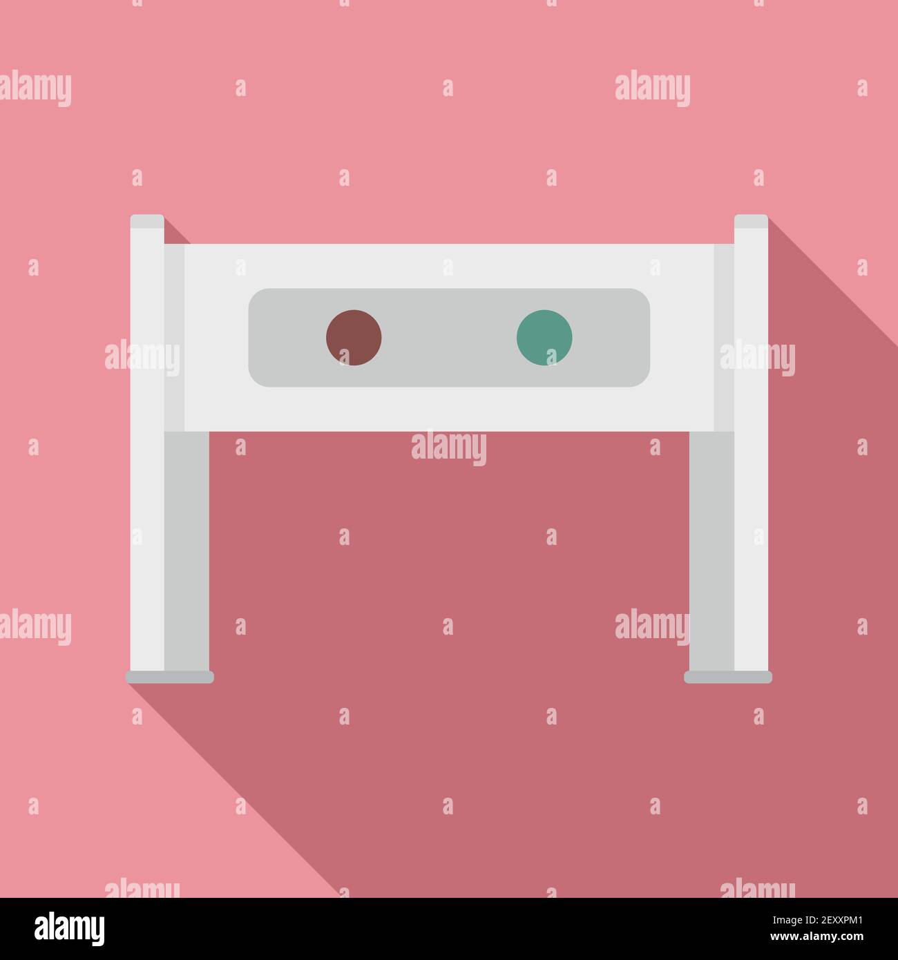 Metal detector icon, flat style Stock Vector Image & Art - Alamy