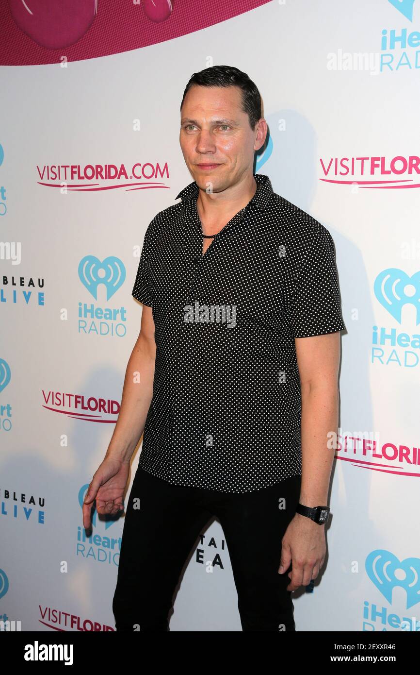 DJ Tiesto attends the iHeartRadio Ultimate Pool Party presented by ...