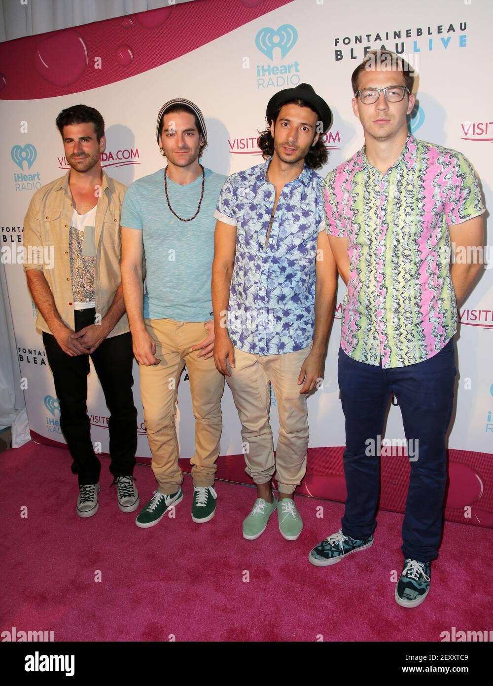 (L-R): Magic! band members Mark Pellizzer, Ben Spivak, Nasri and Alex ...