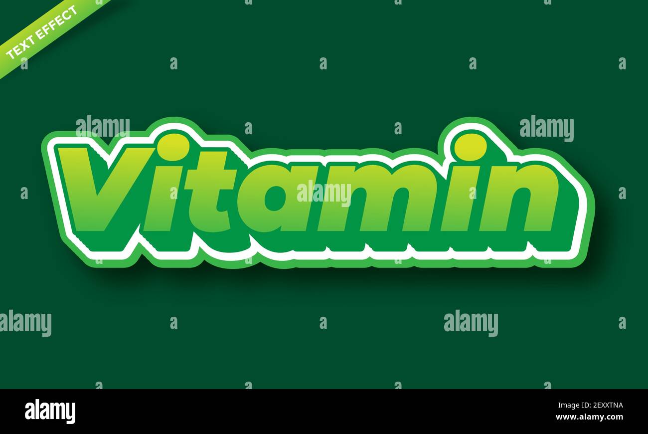 Vitamins alphabet letters Stock Vector Images - Alamy