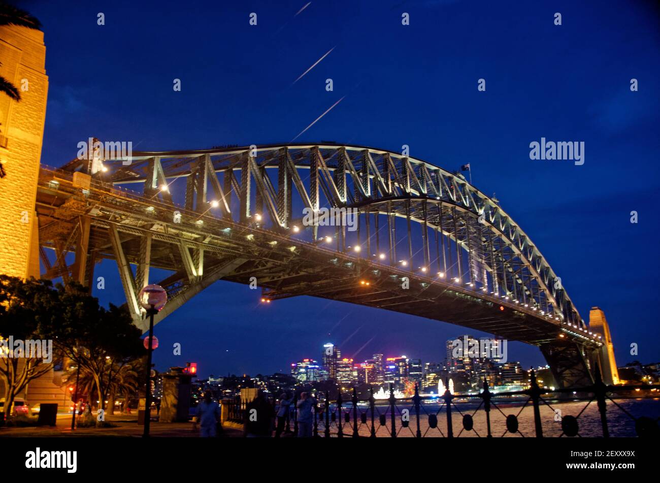 The Bridge At Night Stock Photo - Alamy