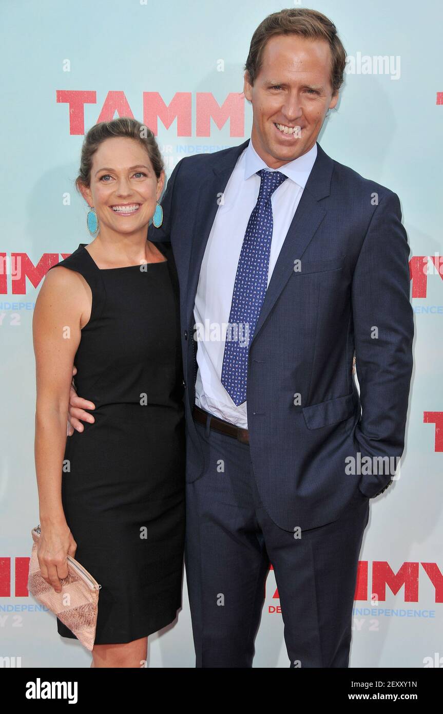 Nat Faxon & Meaghan Gadd at the "Tammy" Los Angeles Premiere held at ...