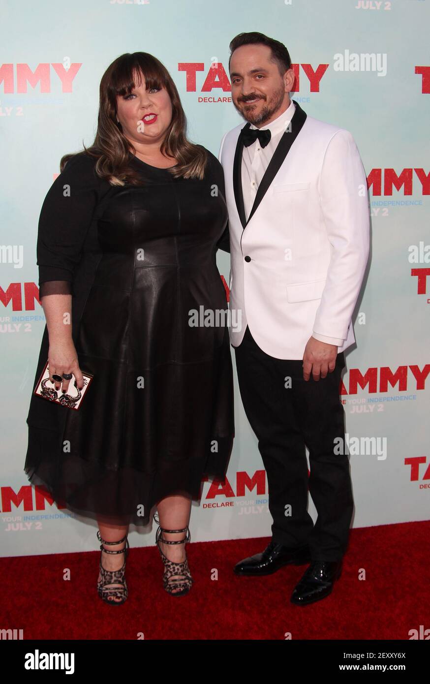 30 June 2014 - Hollywood, California - Melissa McCarthy, Ben Falcone ...