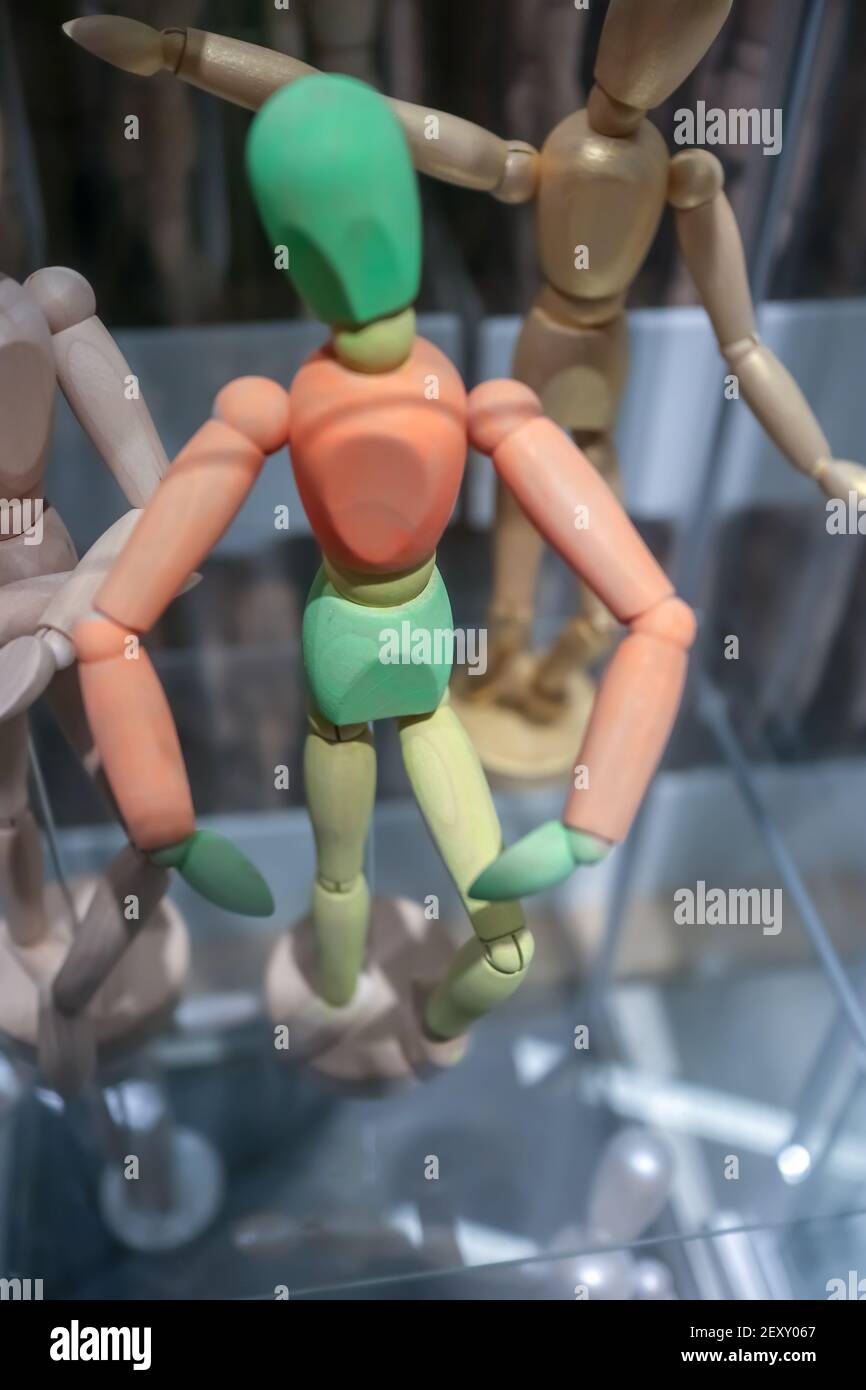 human models used for painting Stock Photo - Alamy