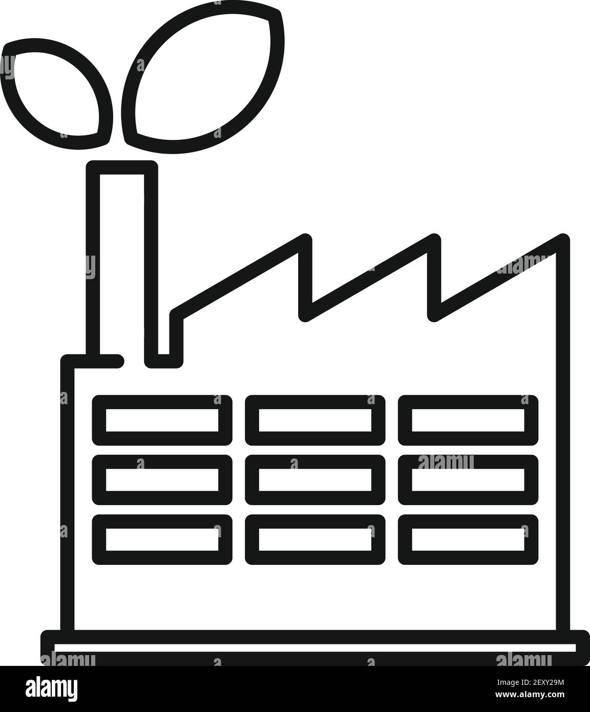 Polluted water power plant Stock Vector Images - Alamy